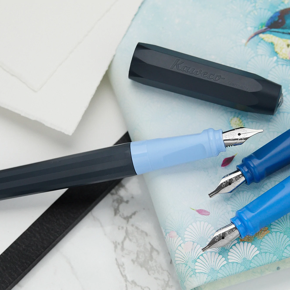 Kaweco Perkeo Calligraphy Set Blue