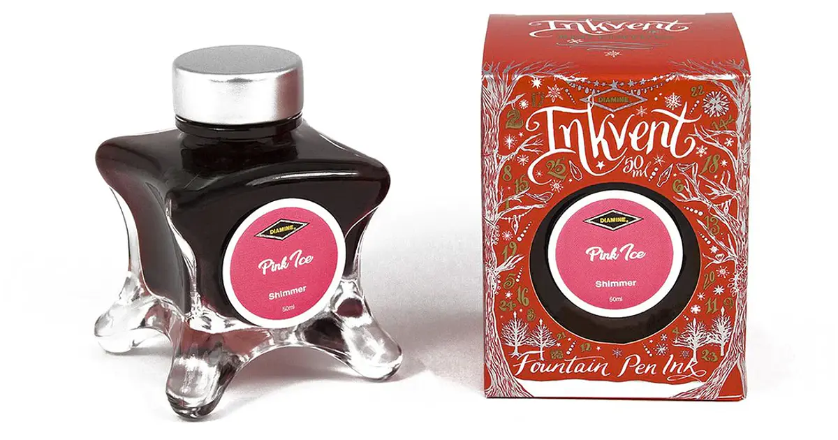 Diamine -Pink Ice - Inkvent Red Edition