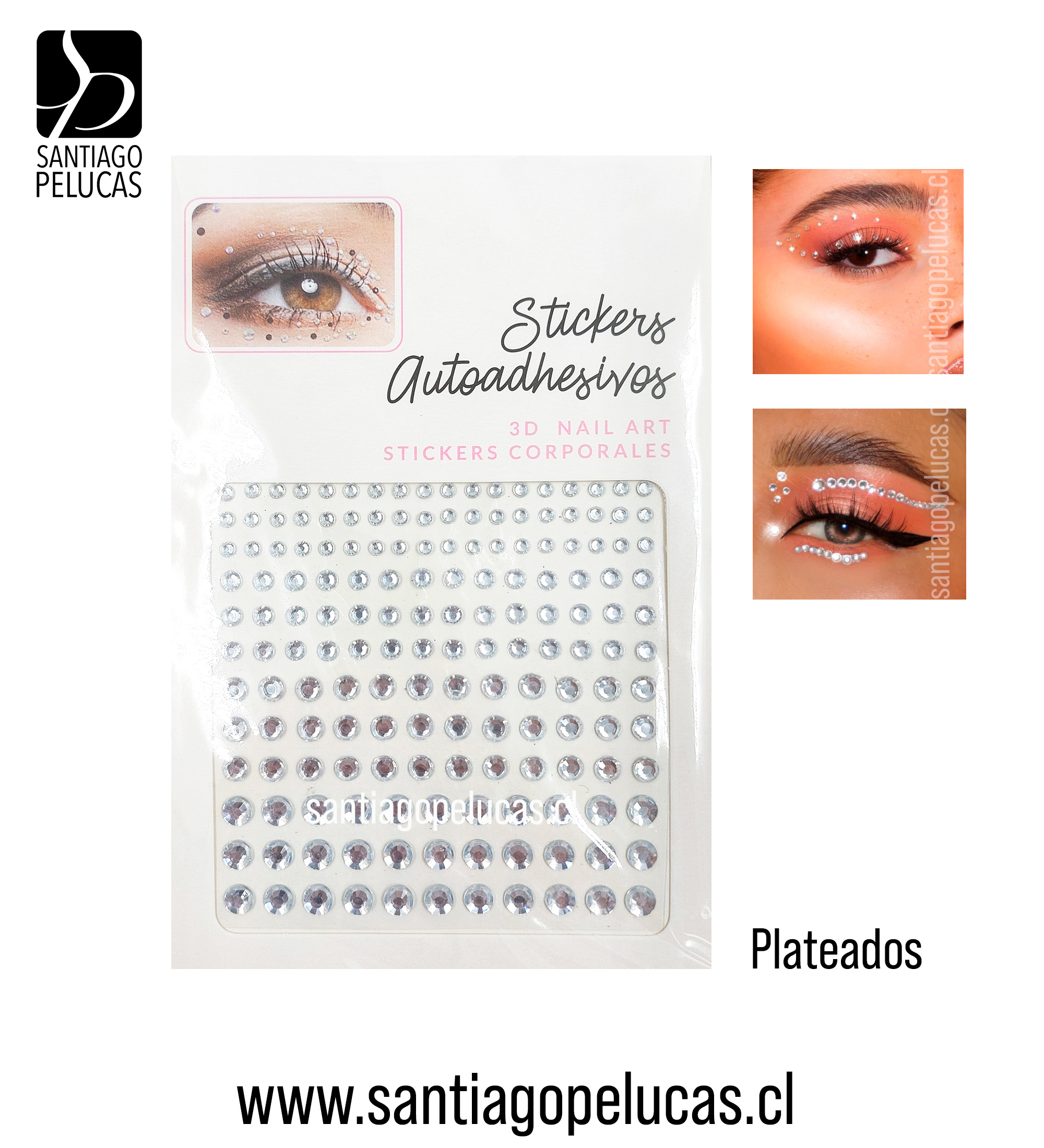 STICKERS AUTOADHESIVOS PARA EL ROSTRO