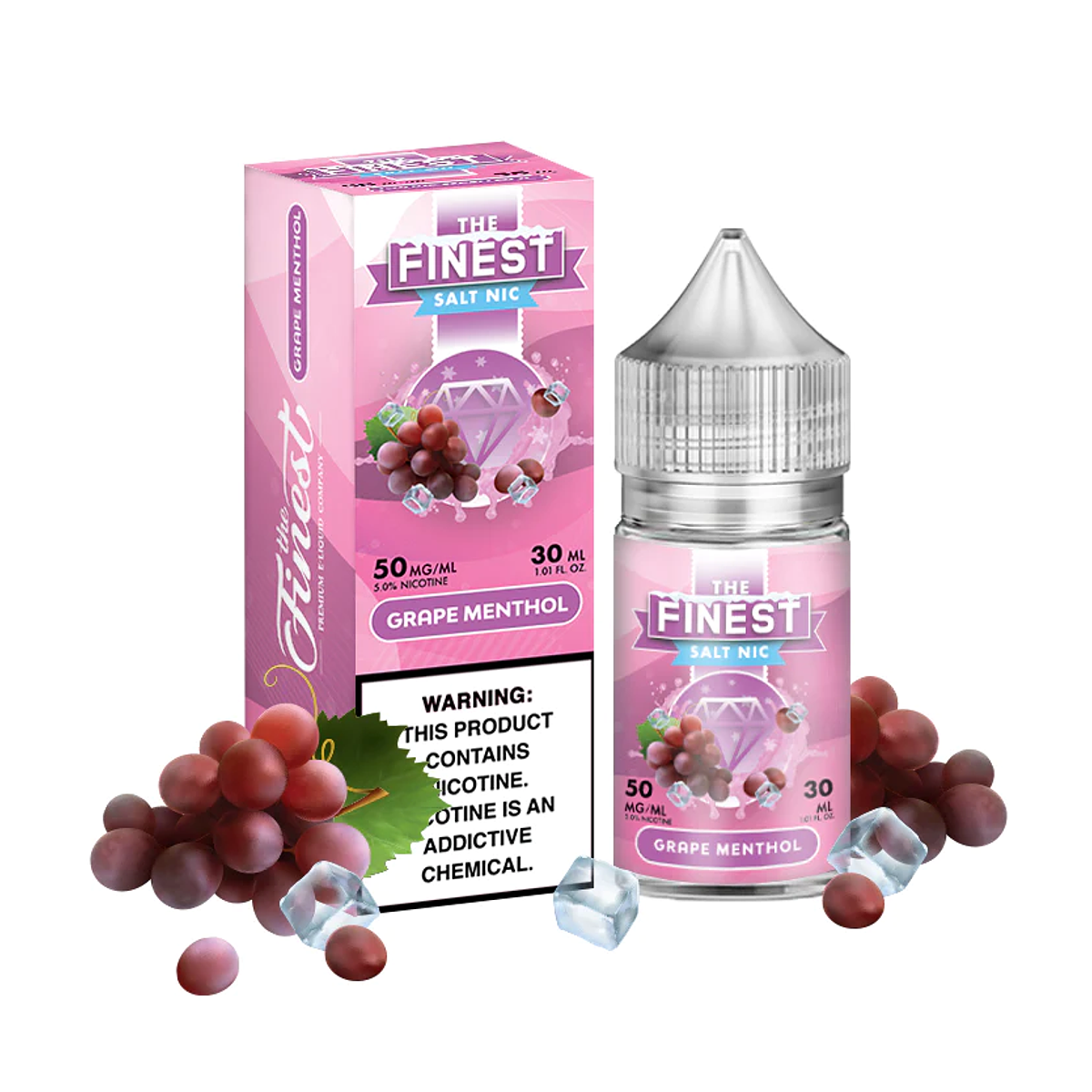 The Finest Grape Menthol Salt 30ml | SantiVape Shop