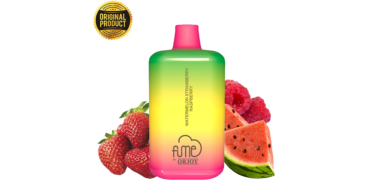 Fume Watermelon Straw Raspberry 5K Puff | SantiVape Shop