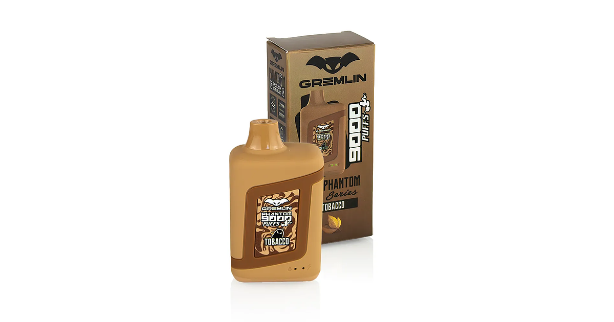 Gremlin Phantom Tobacco 9000 Puffs – Vape Desechable