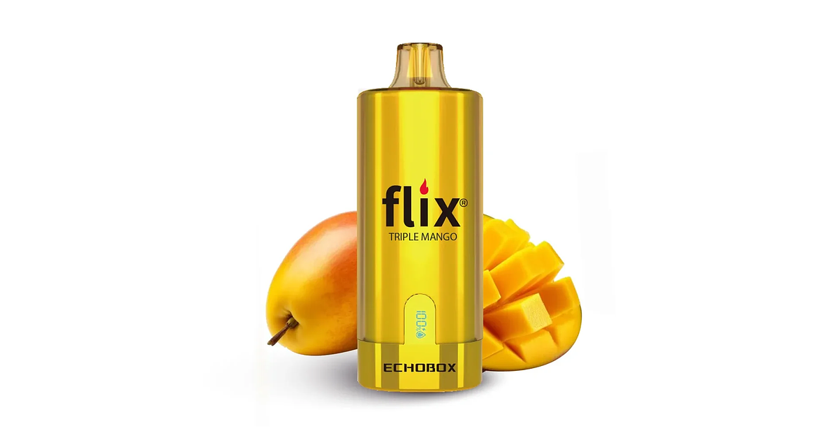 Flix Echobox Triple Mango – Vaporizador de 12000 Puffs Chile