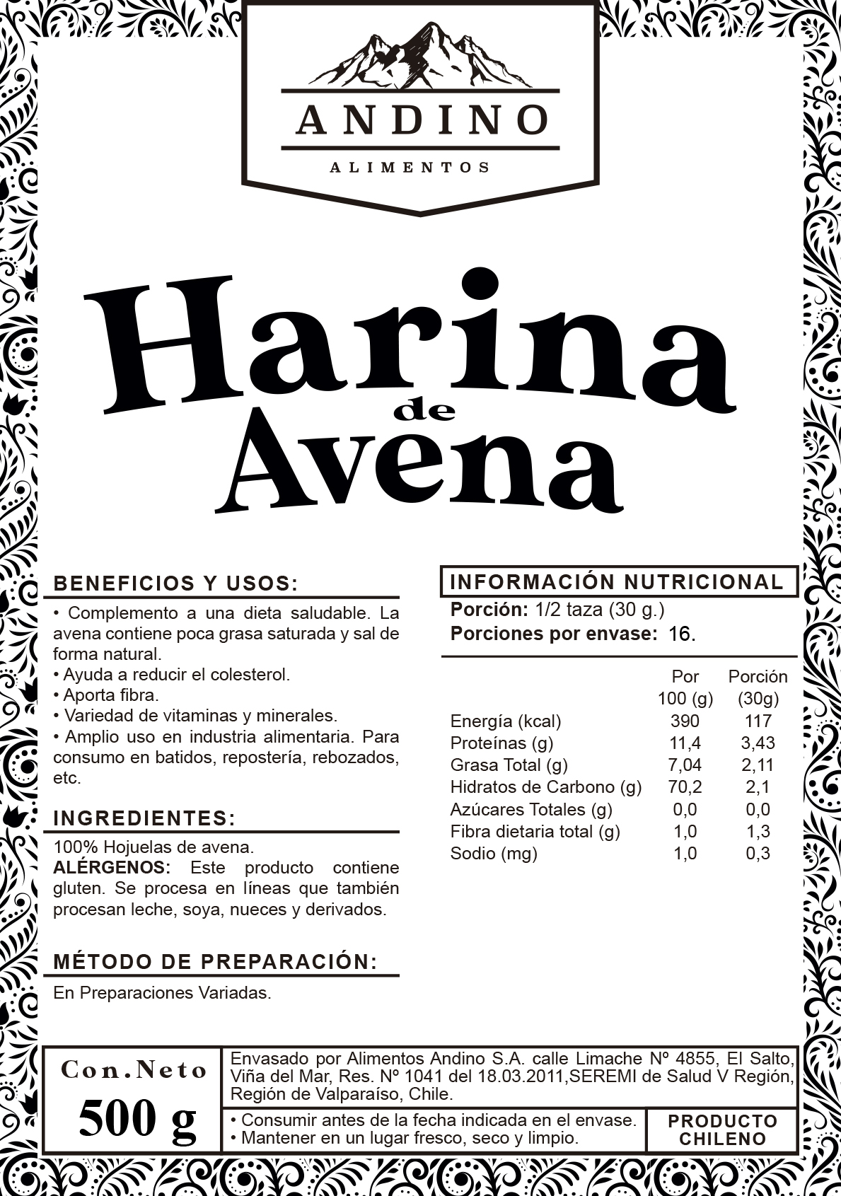Harina de Avena