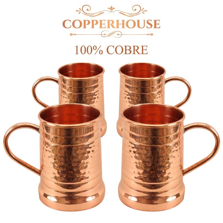 SET DE 2 TAZONES 600ML CADA UNO 100% COBRE MARCA COPPERHO...