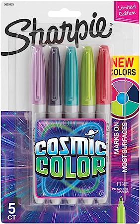 MARCADOR PERMANENTE SHARPIE 2010953 COLOR COSMICO SURTIDO.