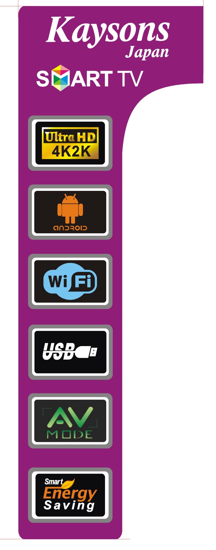 TELEVISORES LED 32PLG. KAYSONS TVS-M32 DLED HD ANDROID 11.