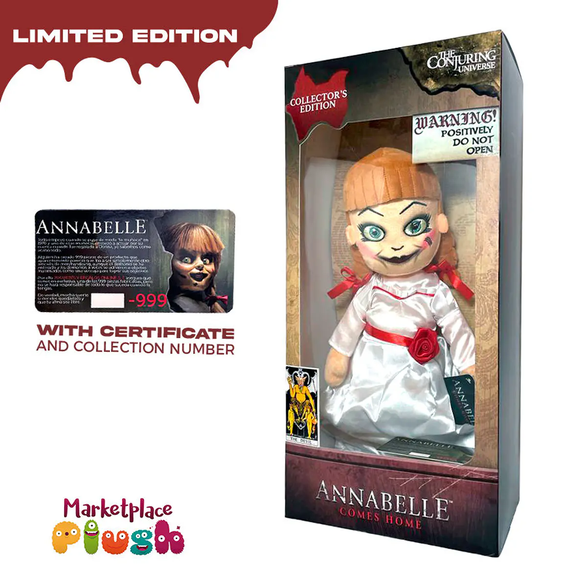 Peluche Annabelle 40 cm em giftbox Edição Especial Limitada | SatLine 24