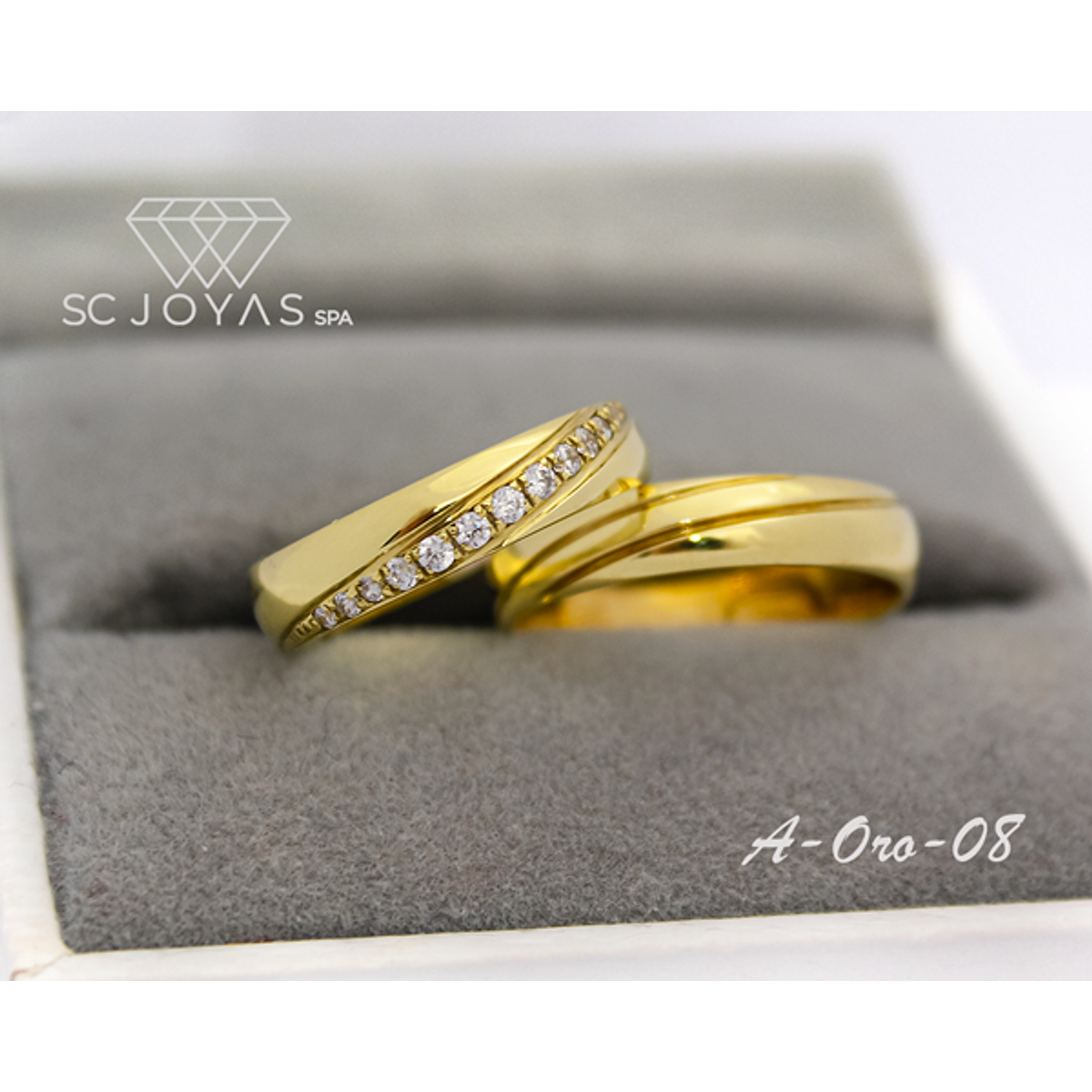 Argollas de Matrimonio Oro 18k