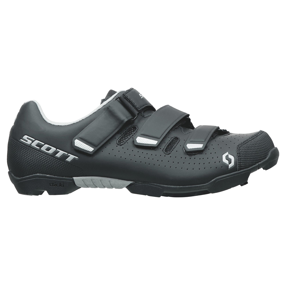 ZAPATILLAS SCOTT SHOE MTB COMP RS MATT BLACK/SILVER 41.0 ...