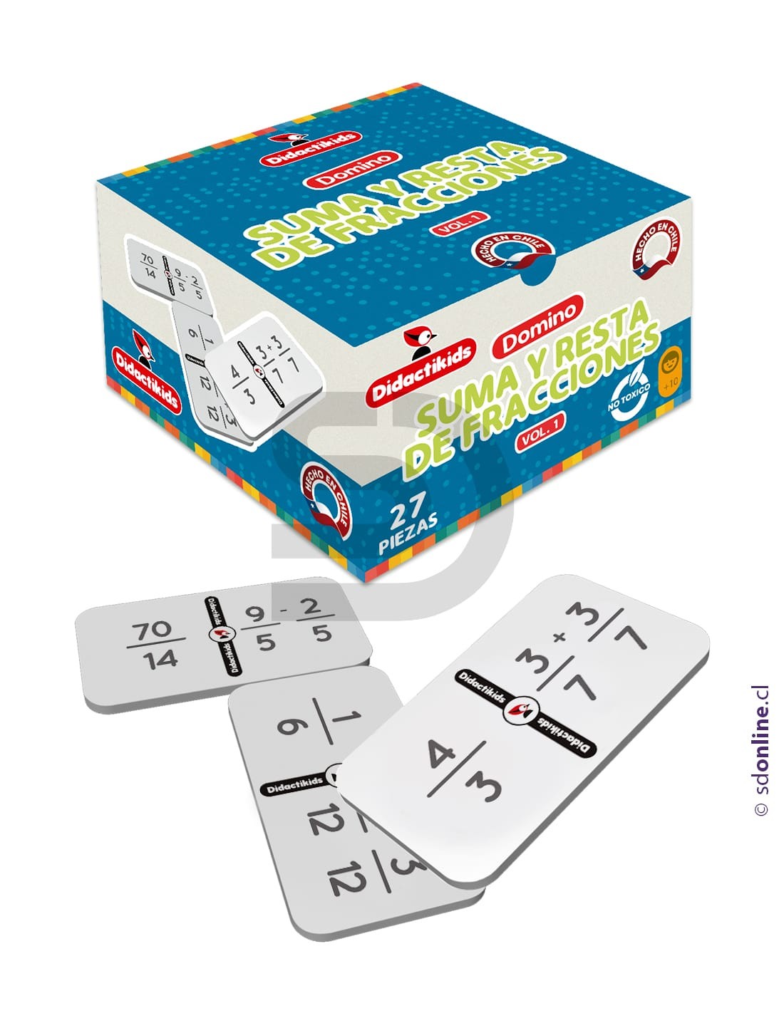 Dominó De Suma Y Resta De Fracciones