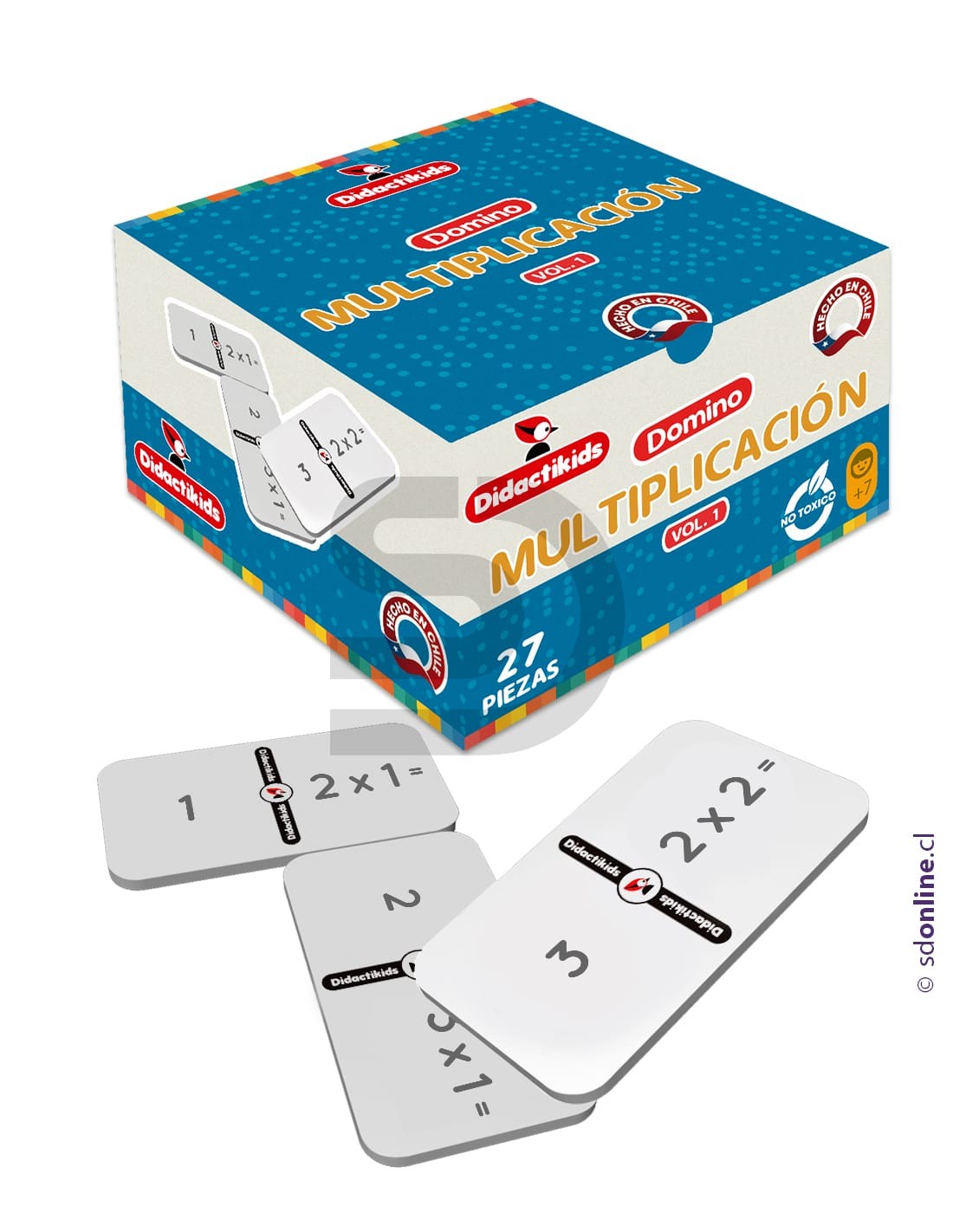 Dominó De Multiplicación Vol 1