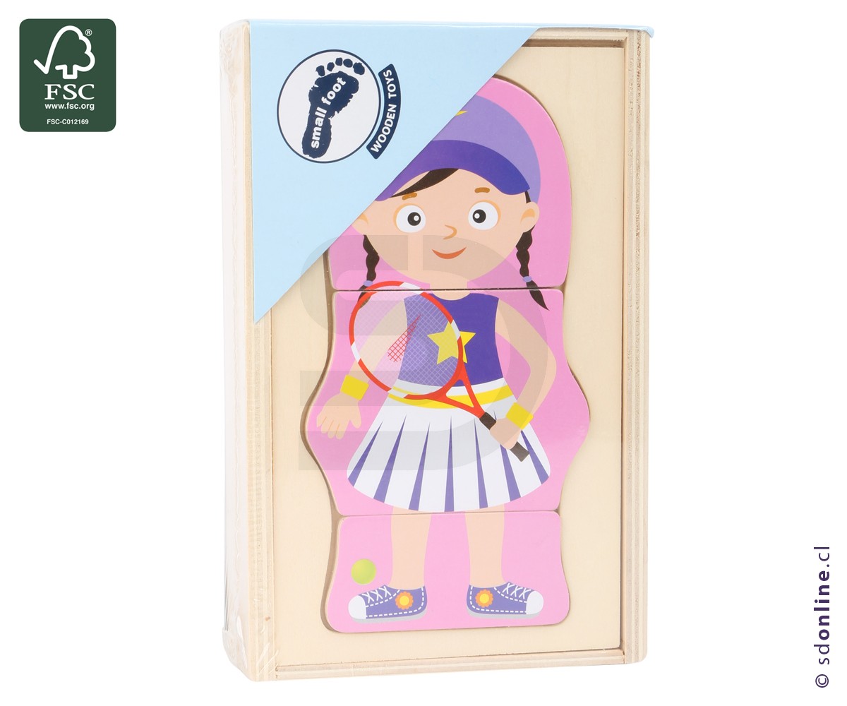 Puzzle Para Vestir Profesiones