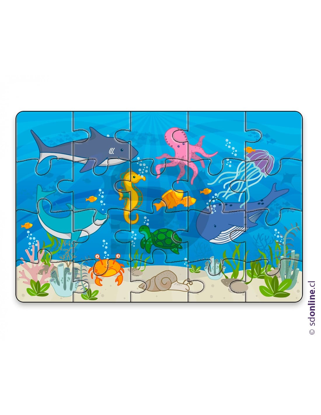 Puzzle Animales Acuaticos