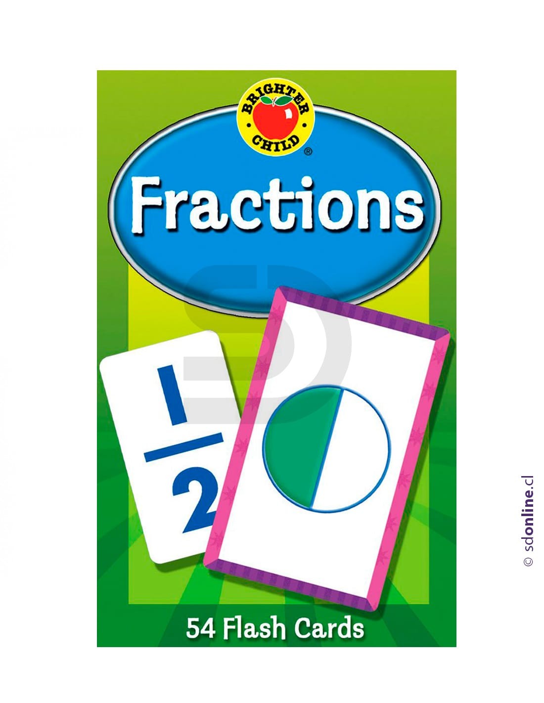 Flash Cards De Fracciones 8.5X13.5Cm