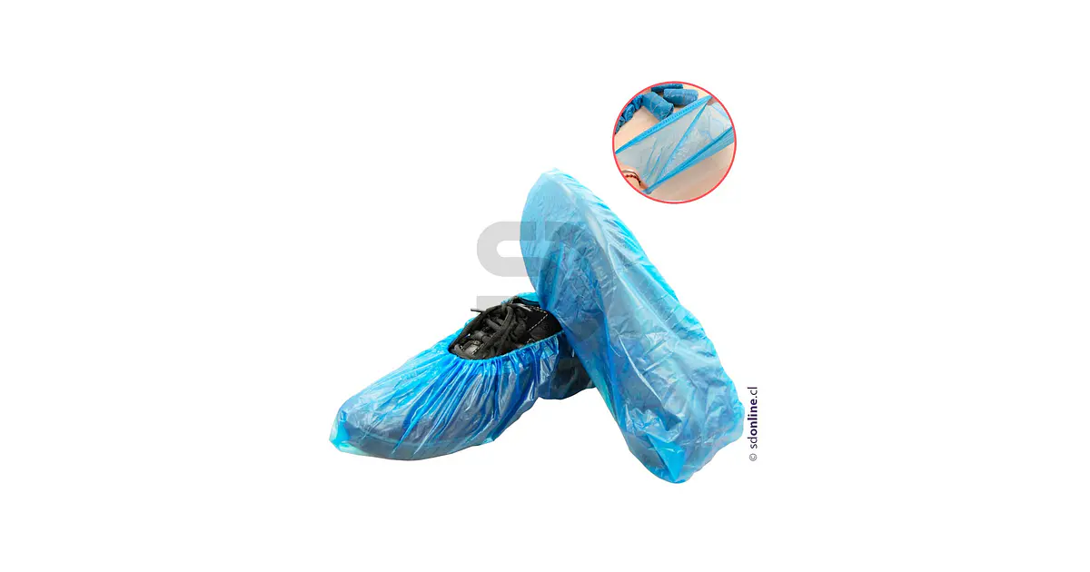 Cubre Calzado Azul 100Und