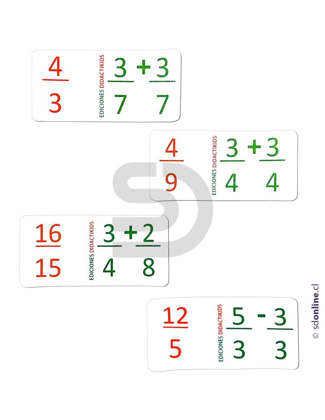 Dominó Suma Y Resta De Fracciones Eco