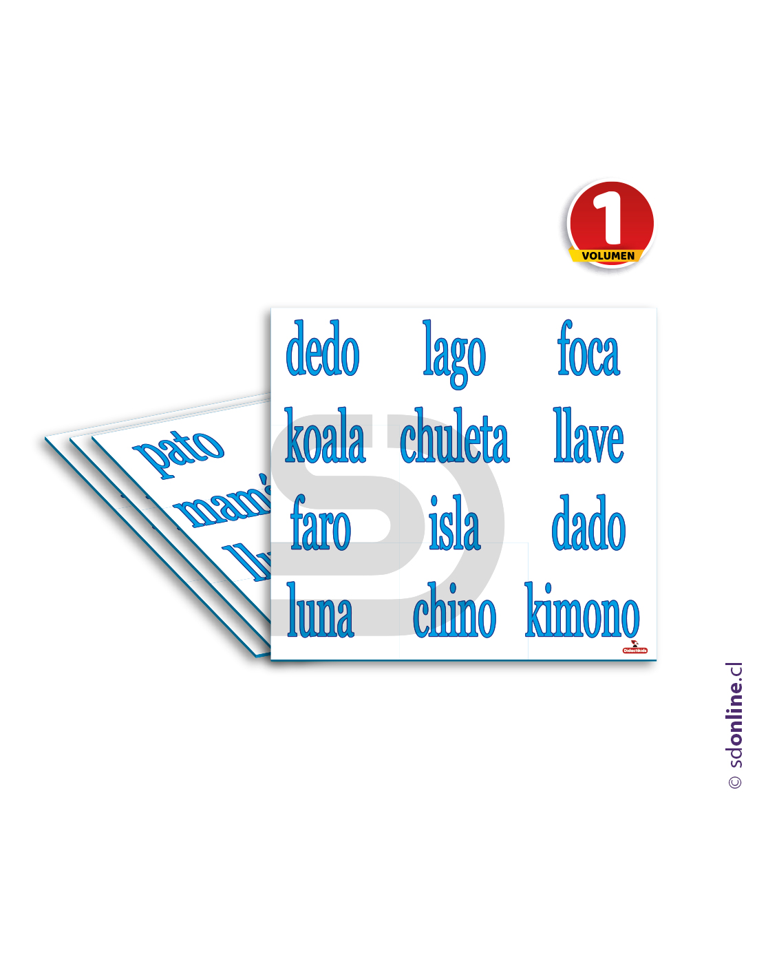 Lotería De Palabras Didactikids Vol 1