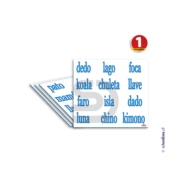 Lotería De Palabras Didactikids Vol 1