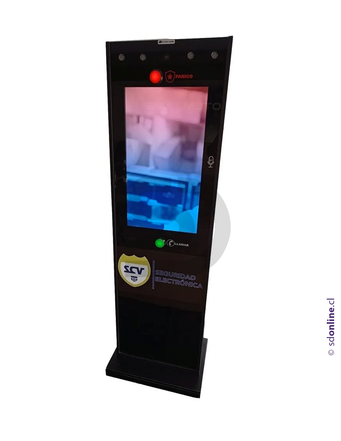 Tótem para vigilancia electrónica