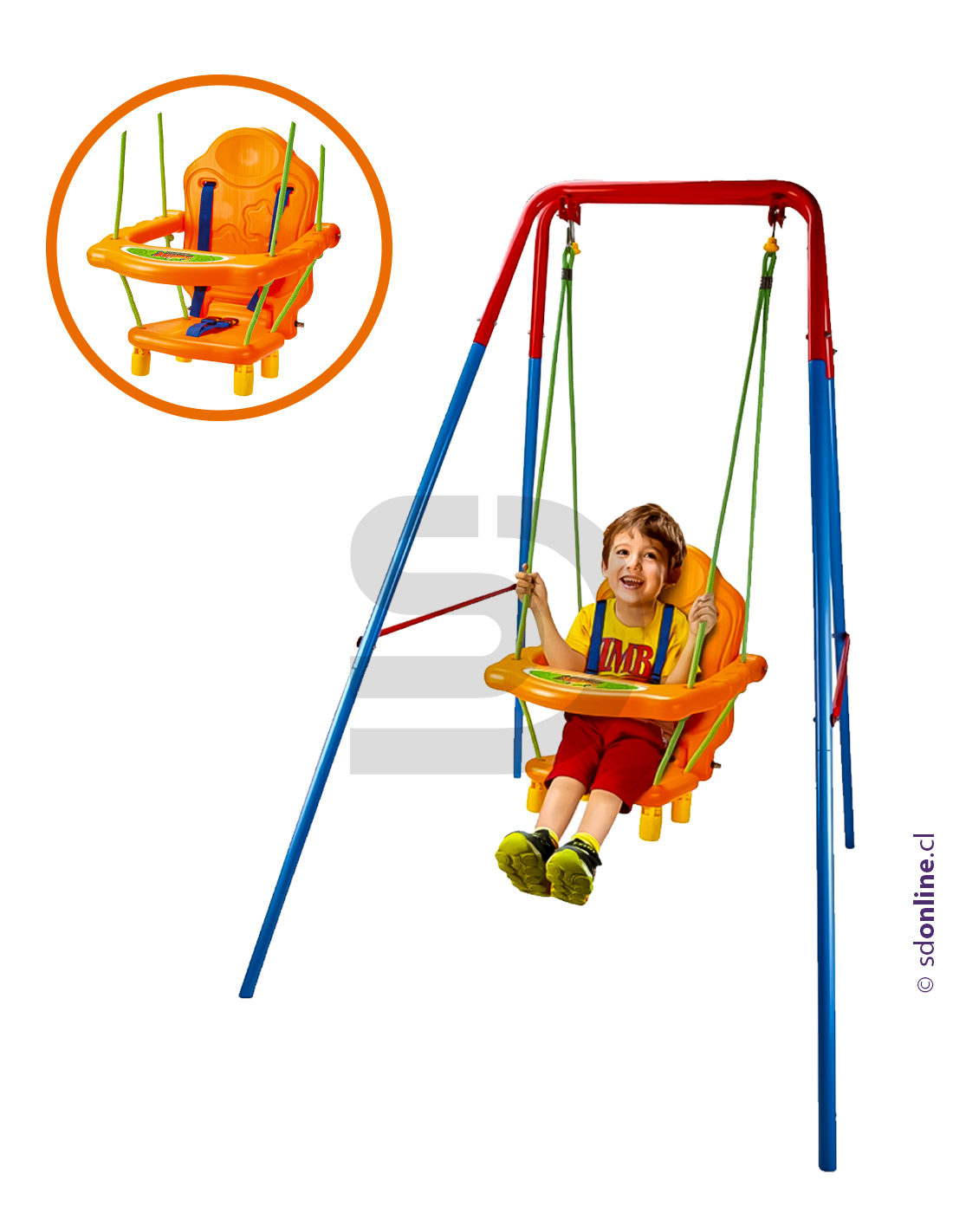 Asiento columpio interactivo