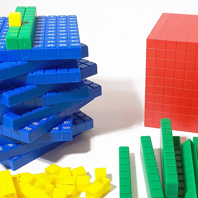 Bloques base 10 Singapur 132 pzas