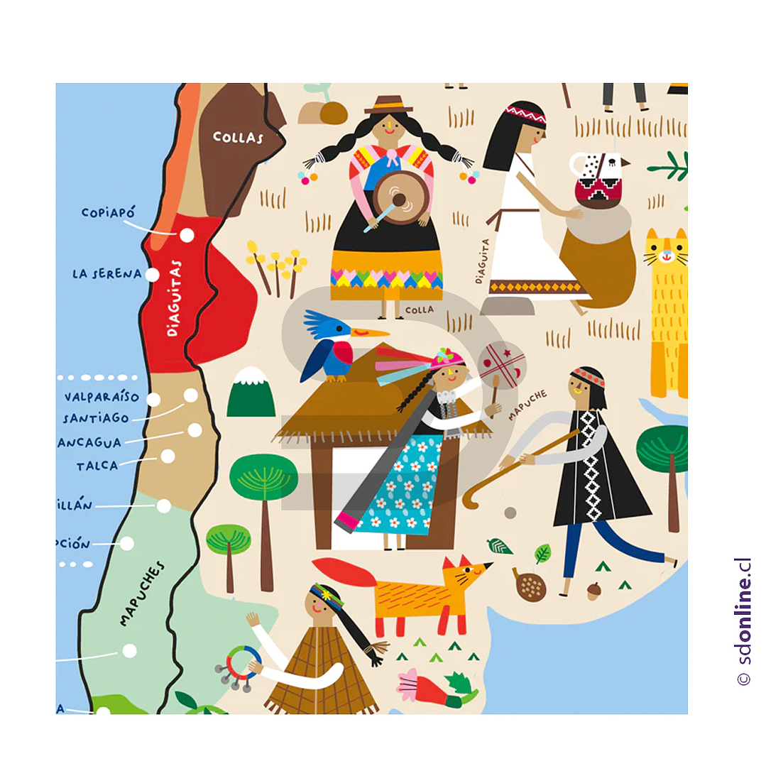 Mapa pueblos originarios