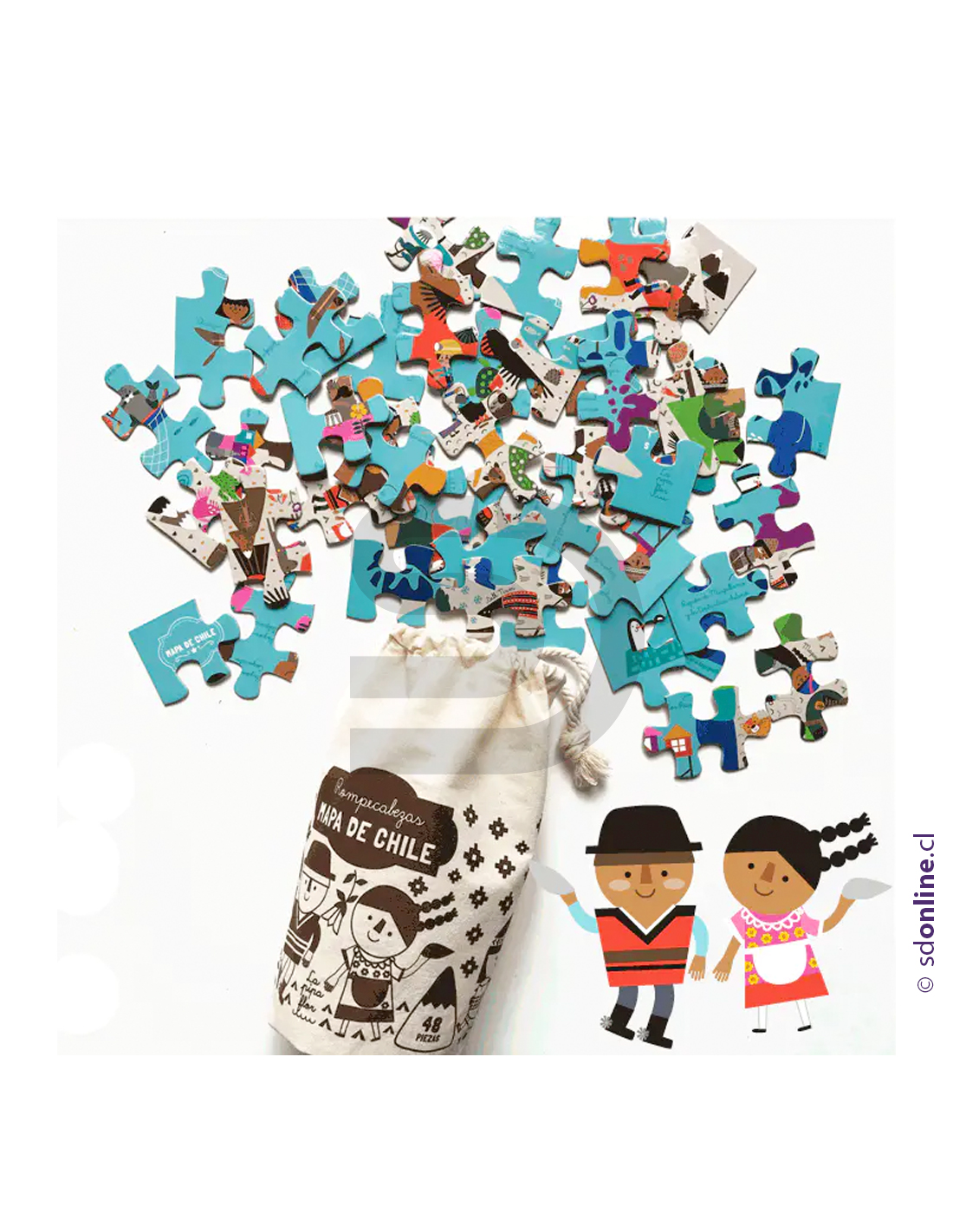 Puzzle mapa de chile