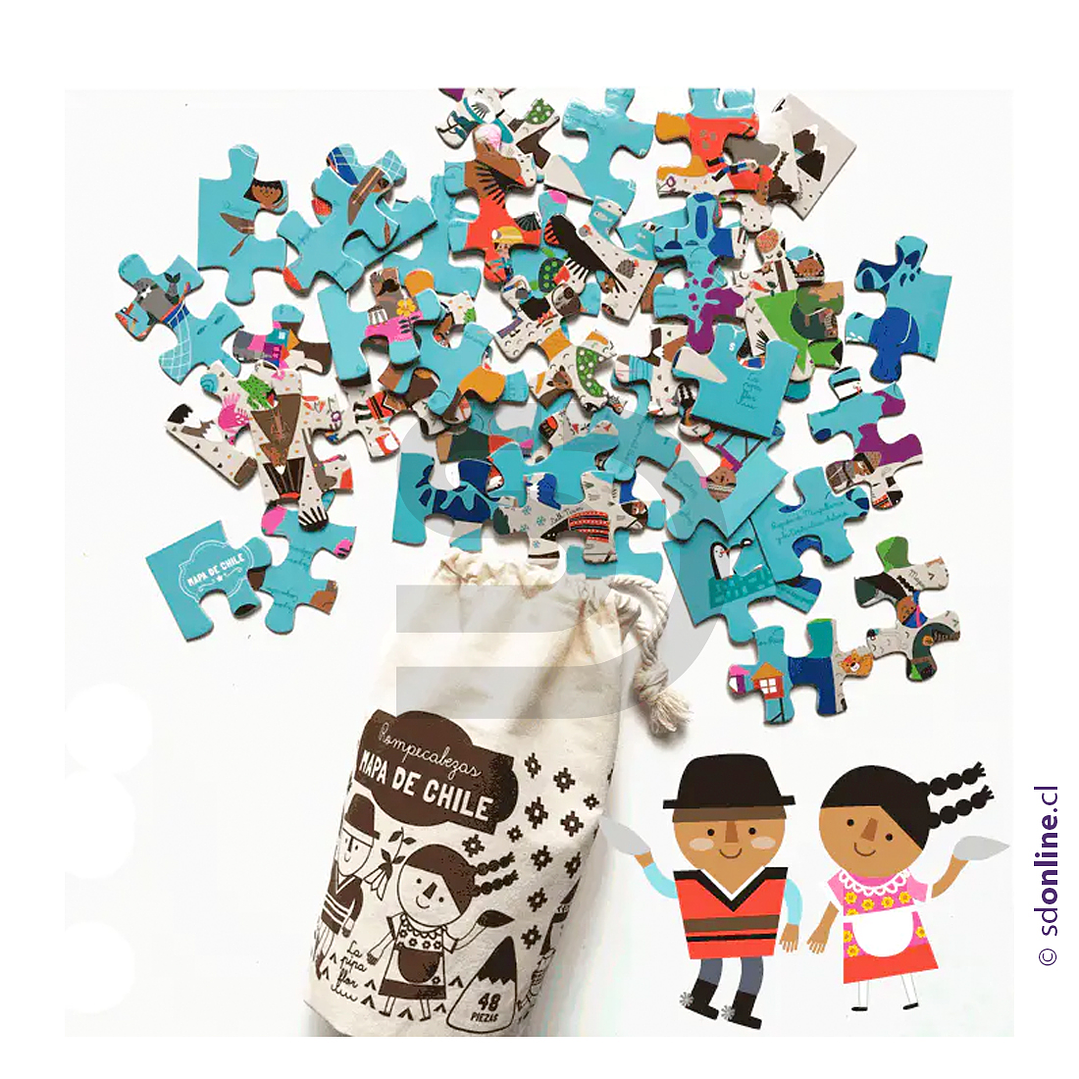 Puzzle mapa de chile