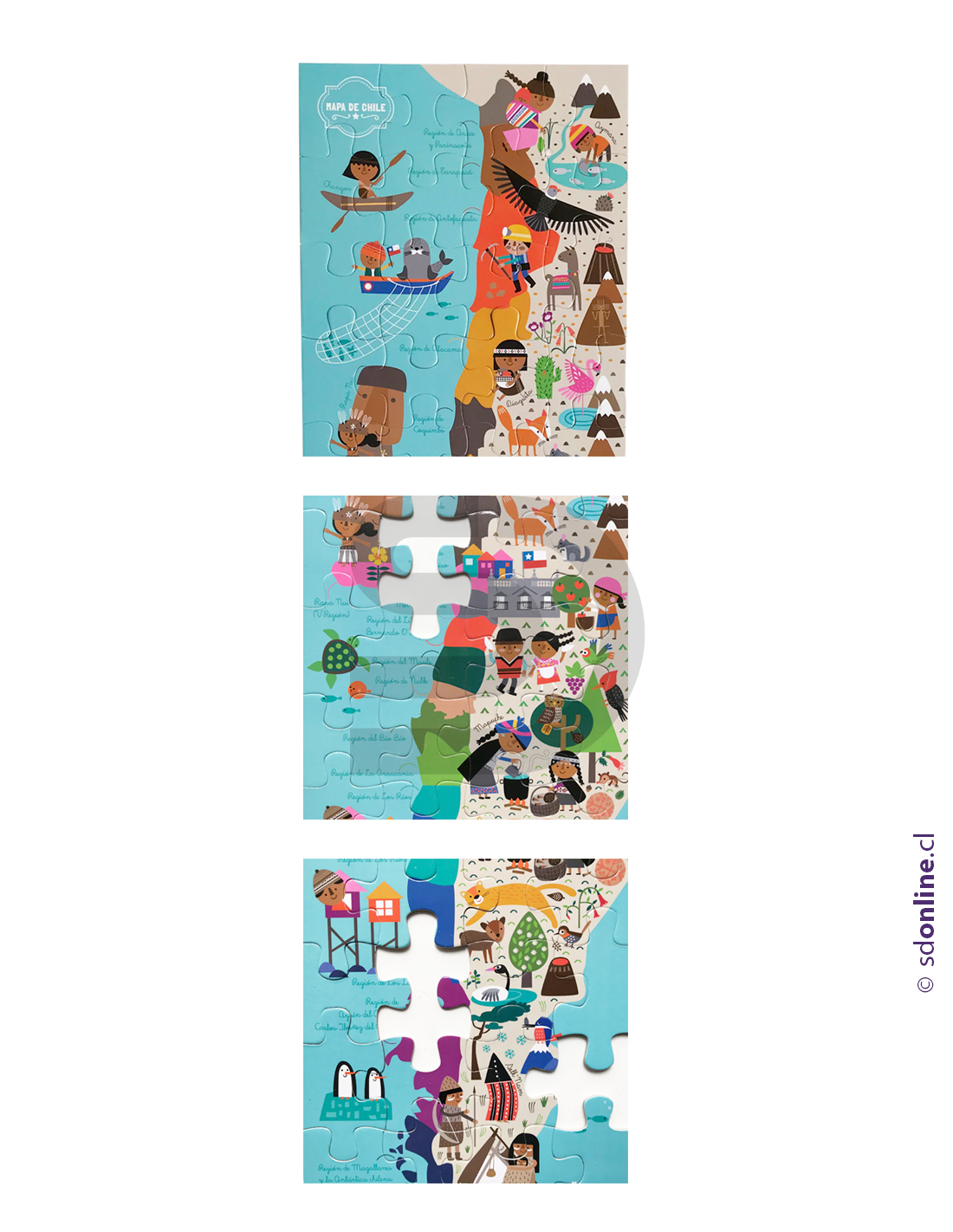 Puzzle mapa de chile