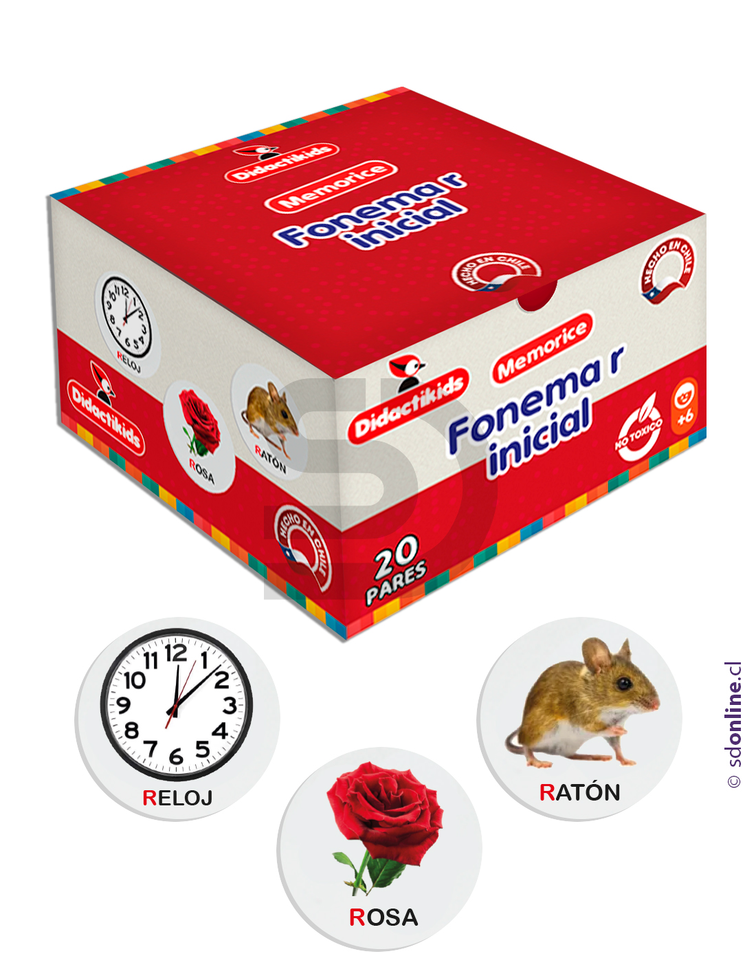 Memorice fonema r inicial