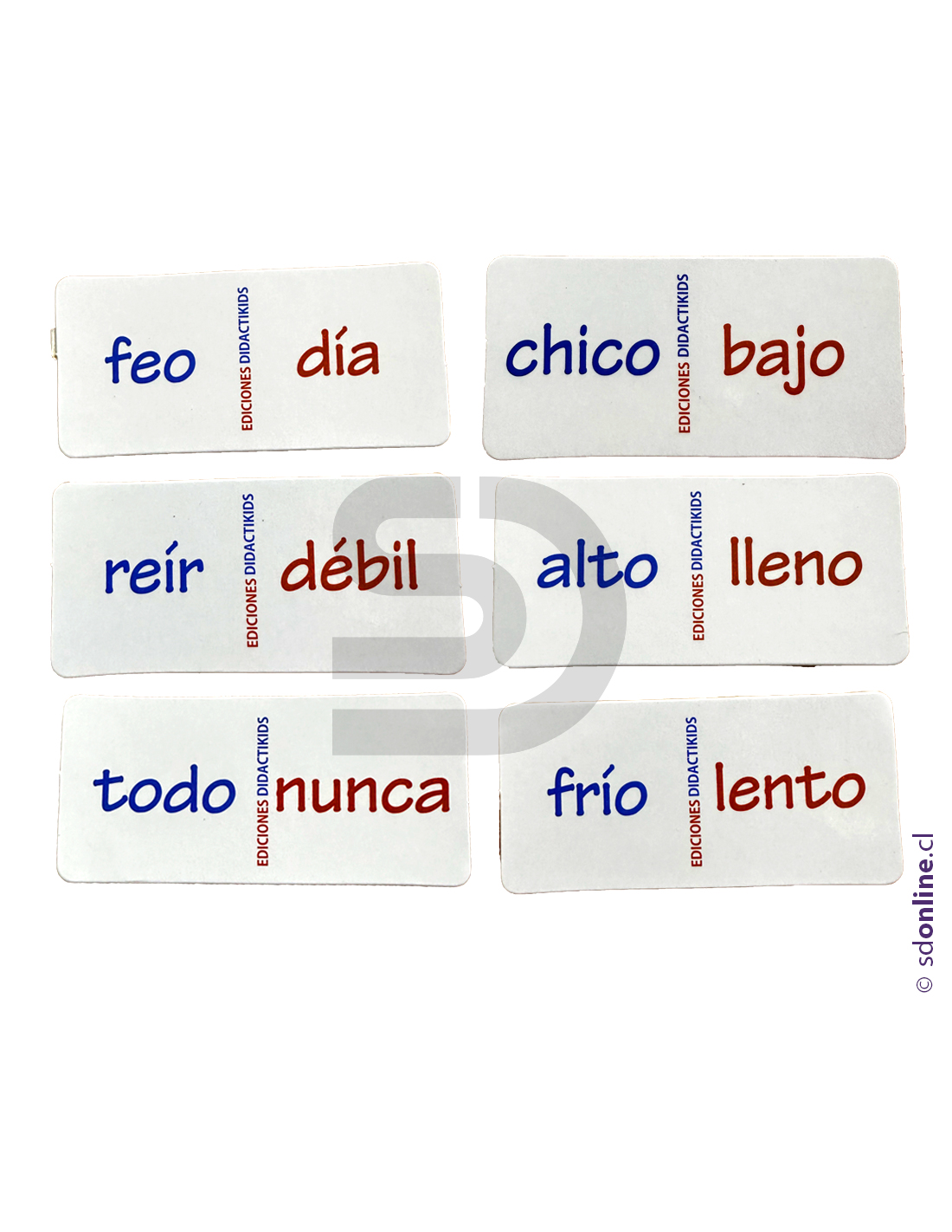 Dominó de antónimos - Vol 1 Eco