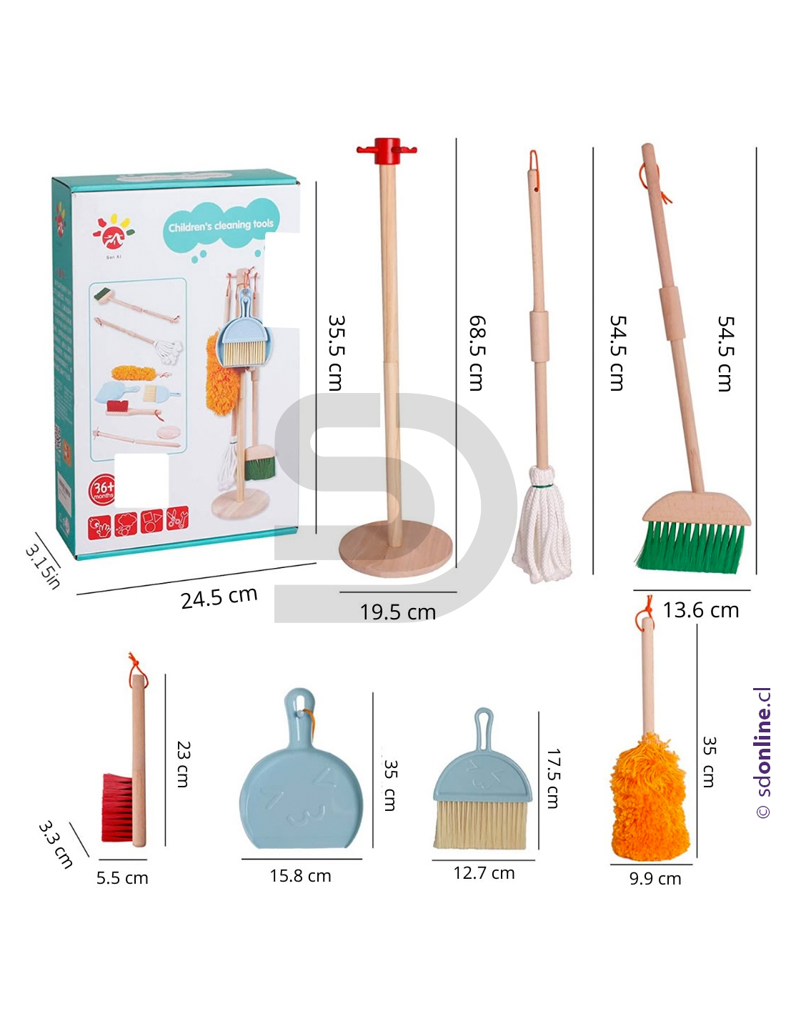 Set Aseo Madera