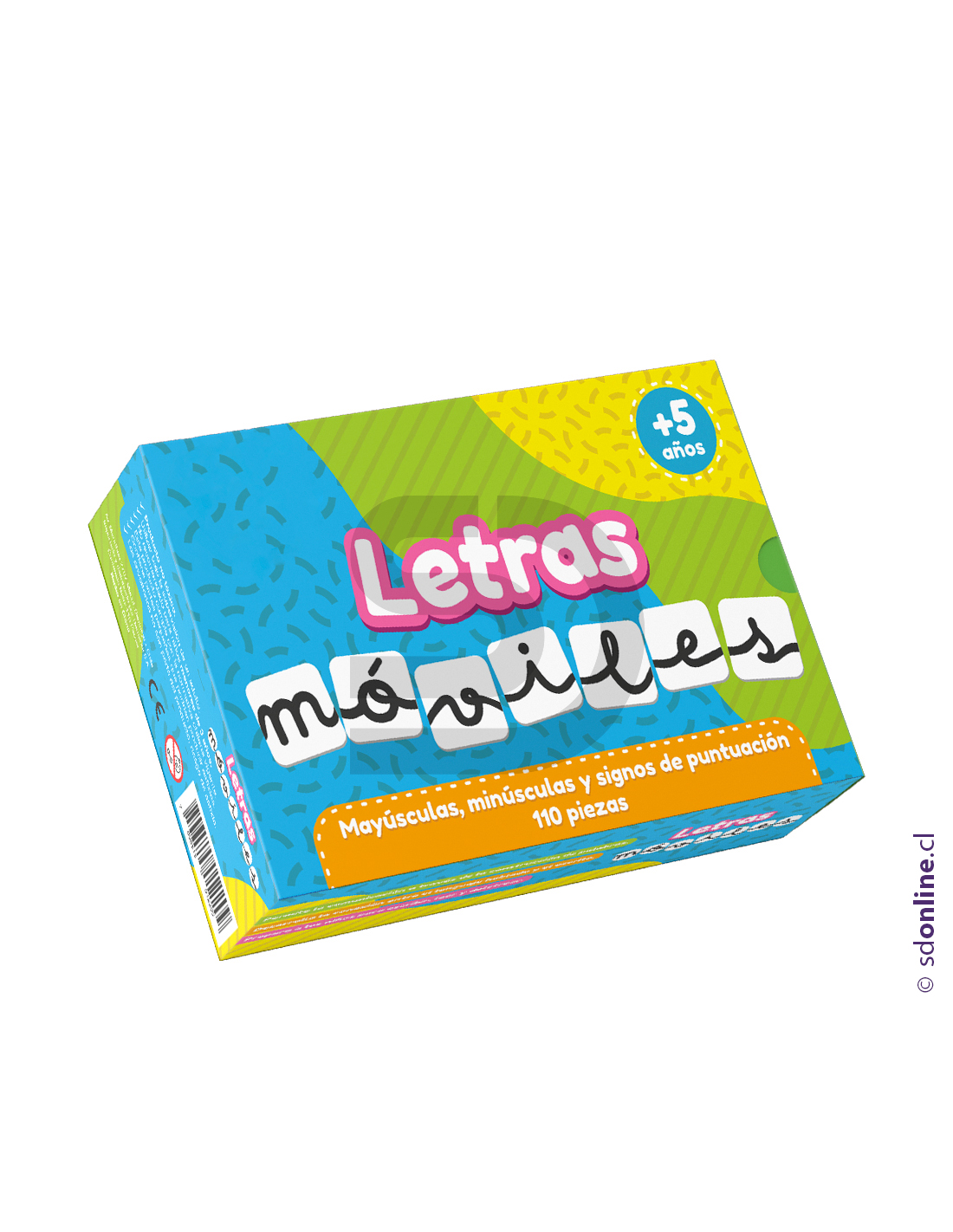 Set letras móvil 110 pzas.