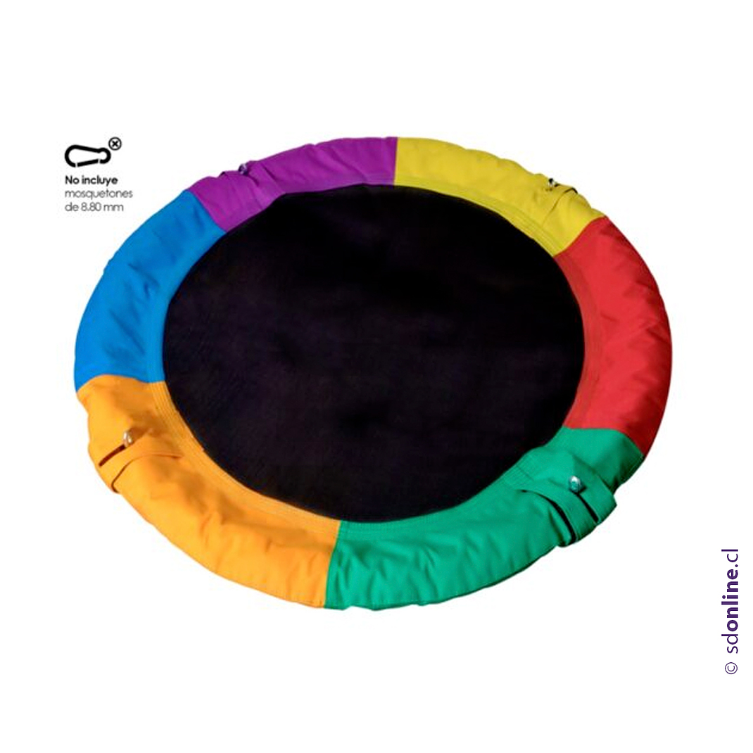 Columpio circular con sistema de anclaje al techo