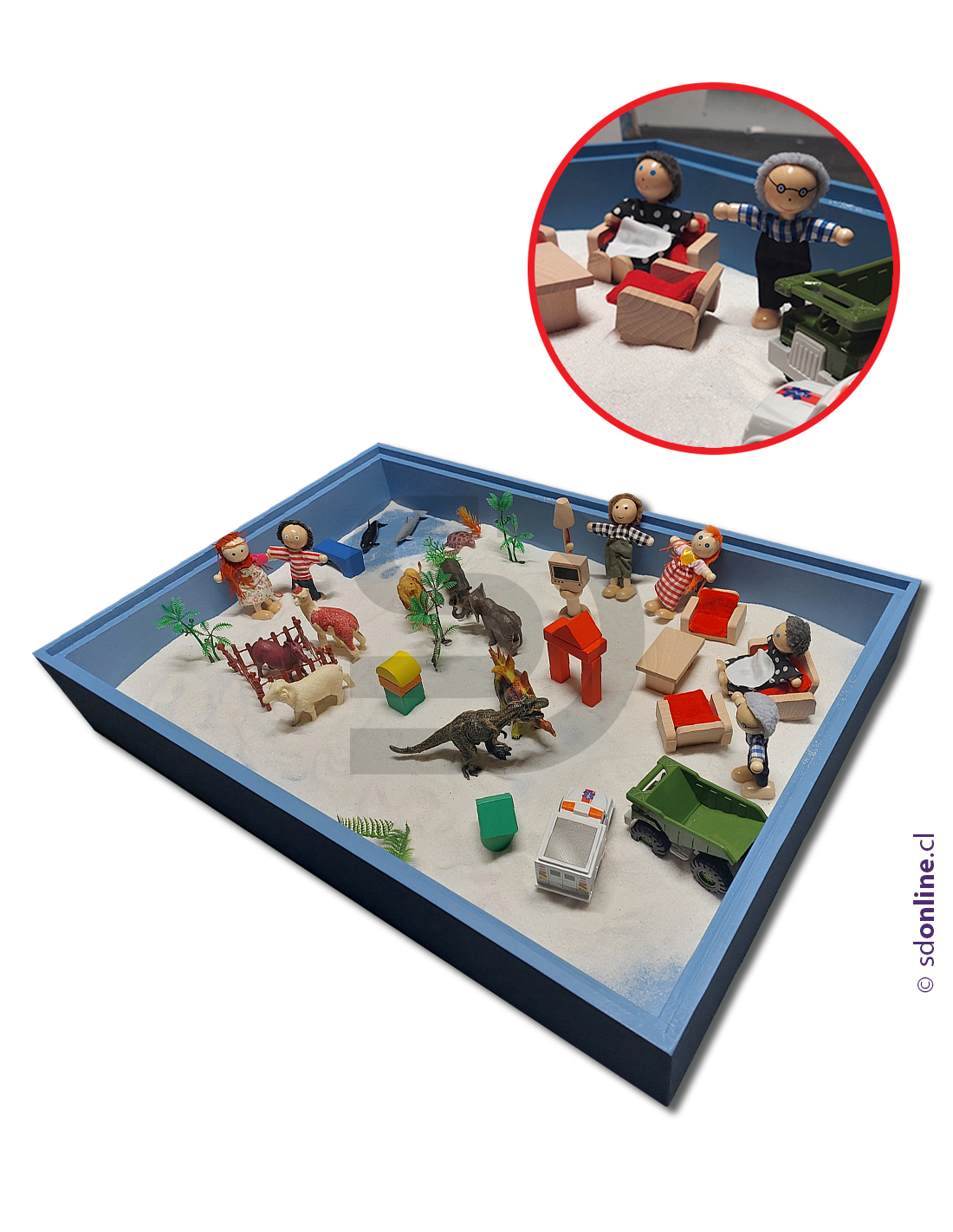 Caja de arena más kit