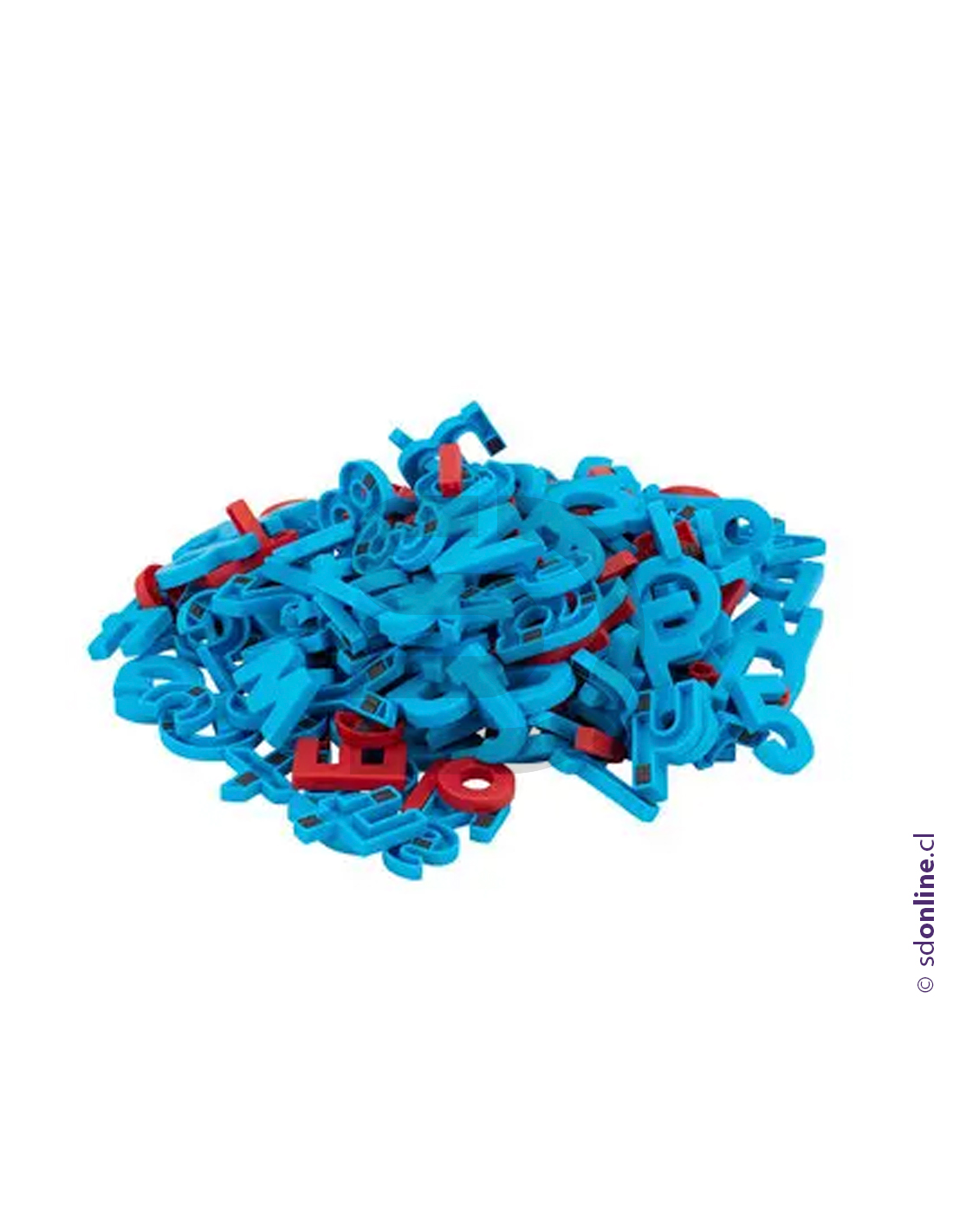 Letras magnéticas plásticas 214 pzas.