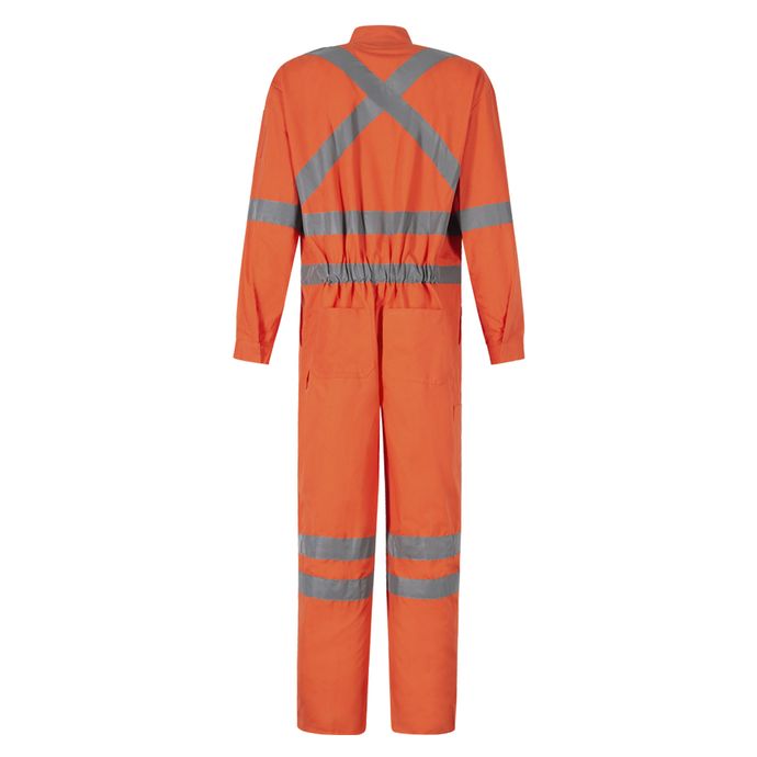 Overol Buzo Piloto 360° Poplin Salmon / Fluor