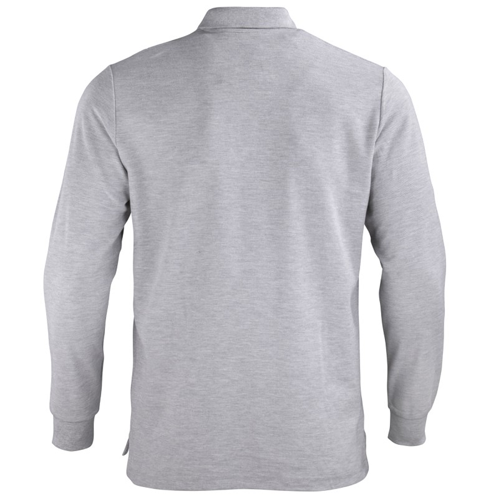 Polera Polo Pique Manga Larga Hombre Super Premium 80/40