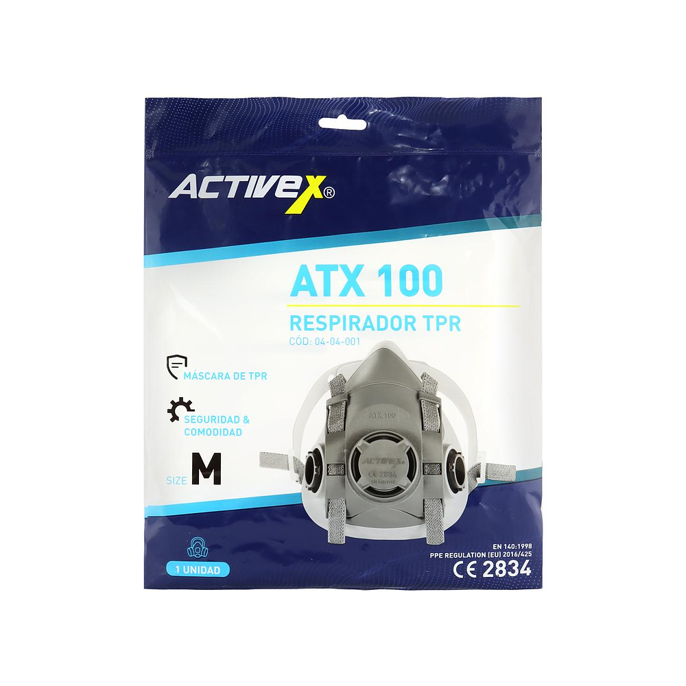 Respirador Medio Rostro TPR ATX 100