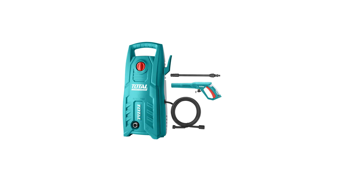 HIDROLAVADORA ALTA PRESIÓN 1400W 130BAR TOTAL