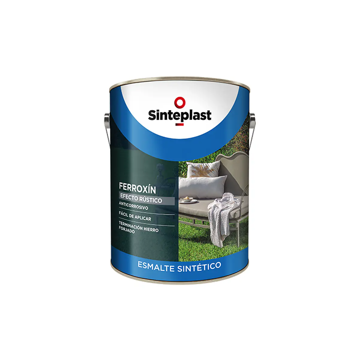 SINTEPLAST FERROXIN PLATA EFECTO RUSTICO 1LT