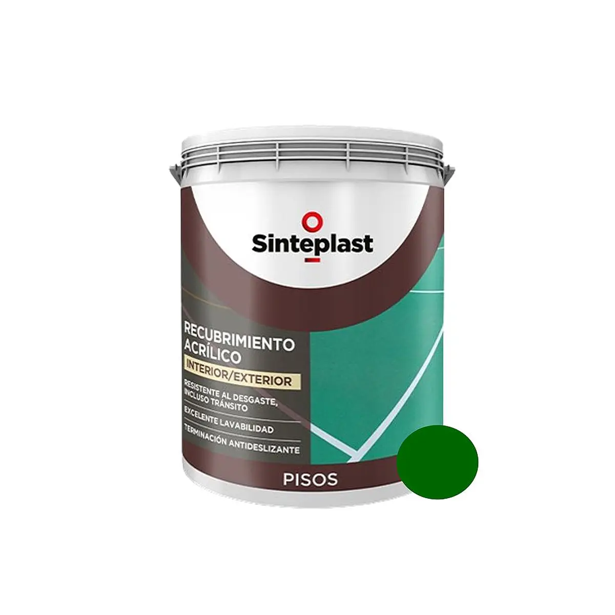 SINTEPLAST RECUFLOOR PISOS VERDE 4LT