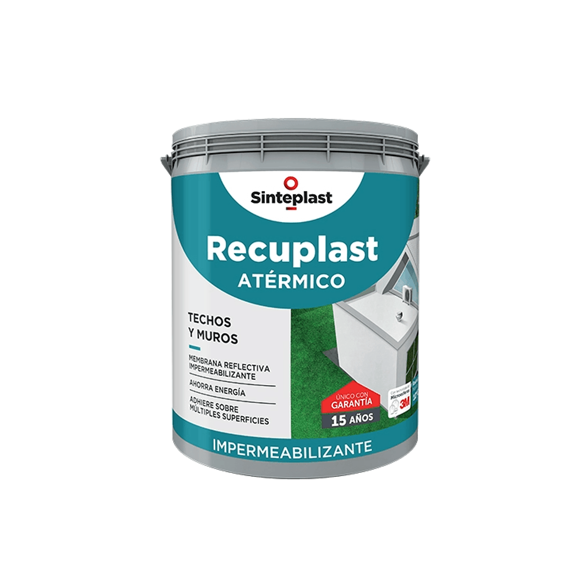 PINTURA PARA TECHOS Y MUROS ATERMICA BLANCO 4LT