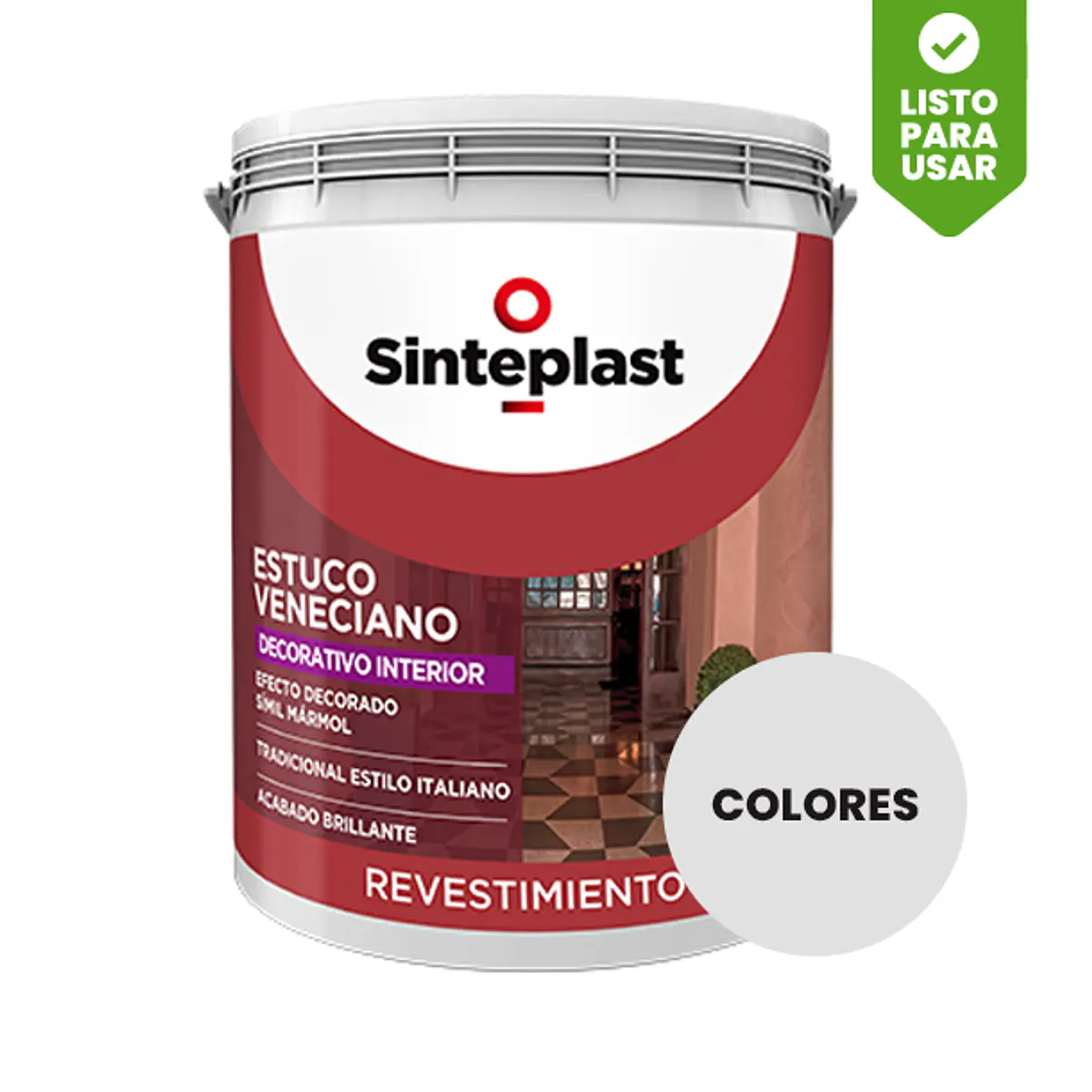ESTUCO VENECIANO EFECTO MARMOL COLORES 5,2KG