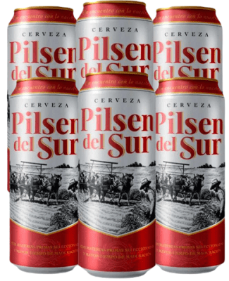 Cerveza Lata 6 X 473) CC Pilsen del Sur
