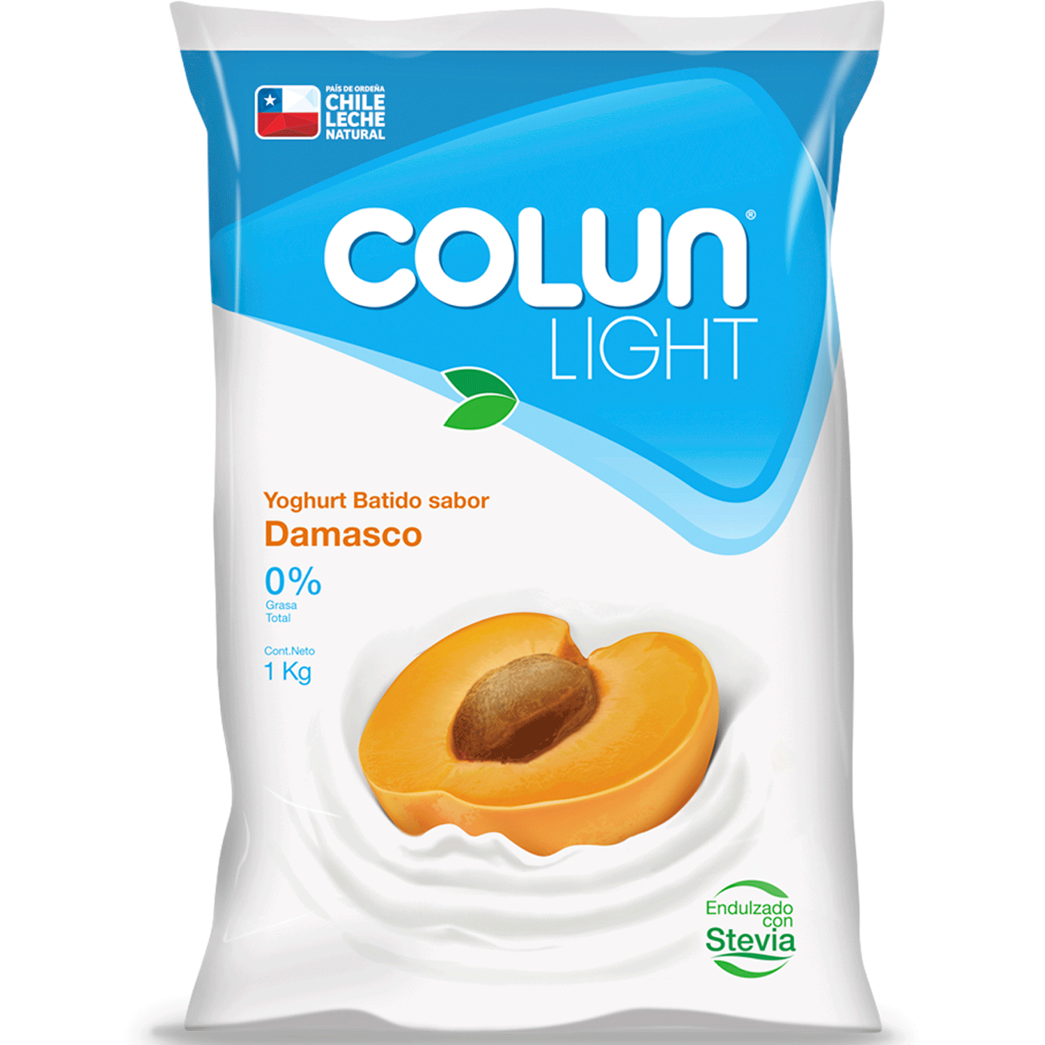 Yoghurt Damasco Light 900 cc Colun