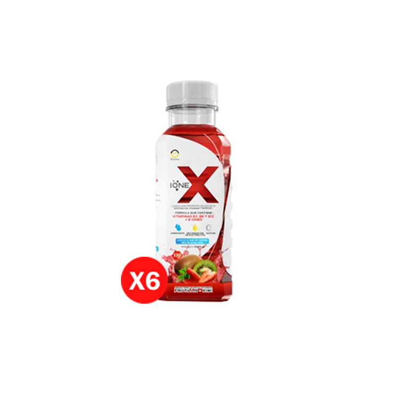 Bebida Isotónica Frutilla Kiwi Pack 6 Unid. de 330 cc Ionex