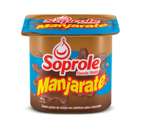 Manjarate Pack 4 Unidades 80 Gr Soprole
