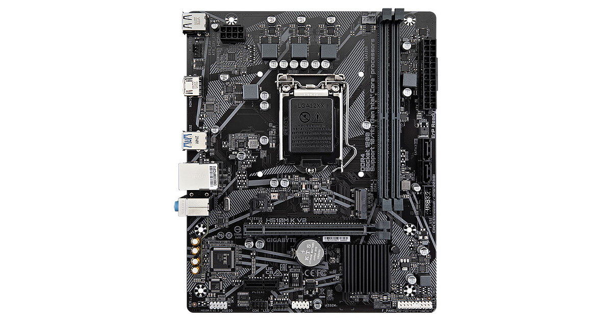 MOTHERBOARD GIGABYTE H510M K V2, CHIPSET INTEL H470, LGA1200